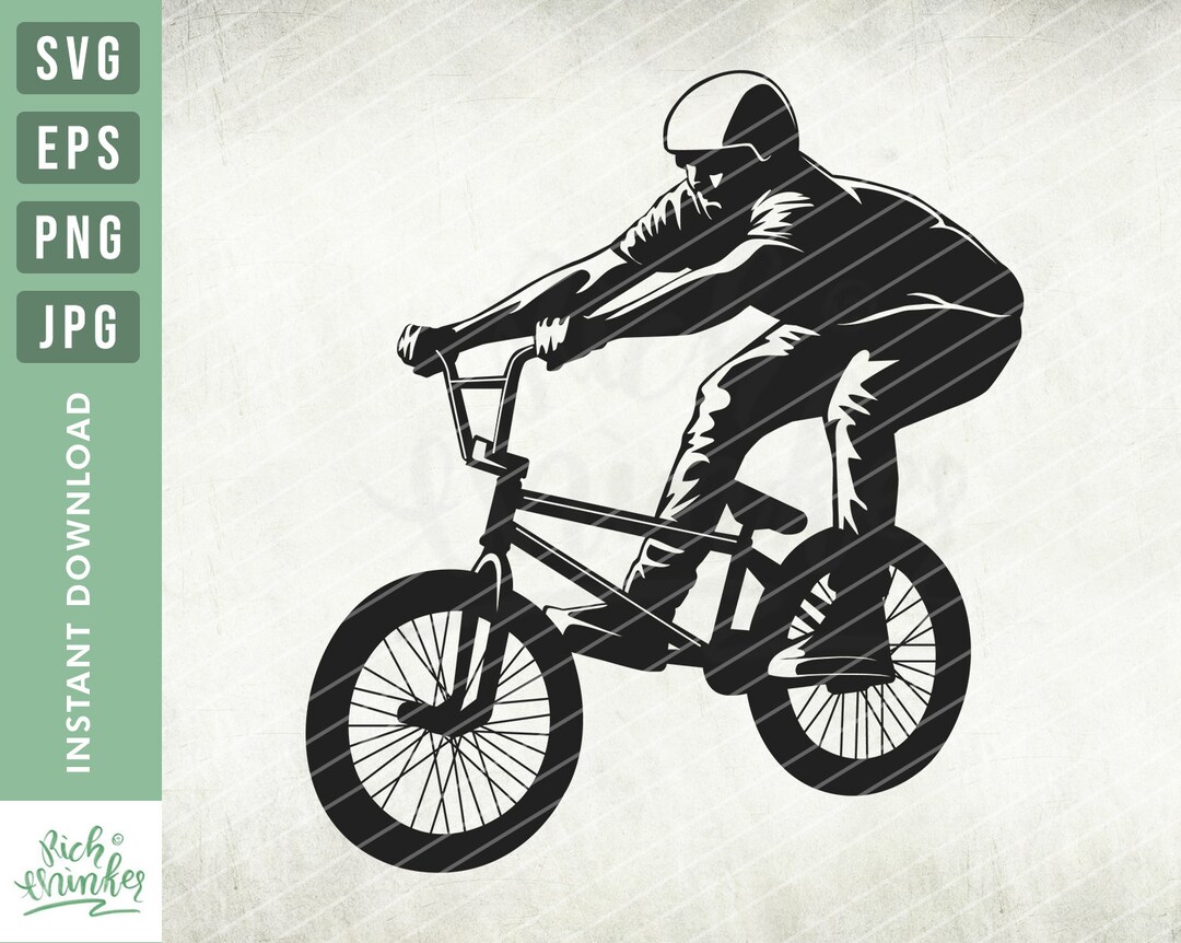 BMX Freestyle Svg, BMX Svg, Racer Bike Svg, Extreme Sport Svg, Bicycle ...