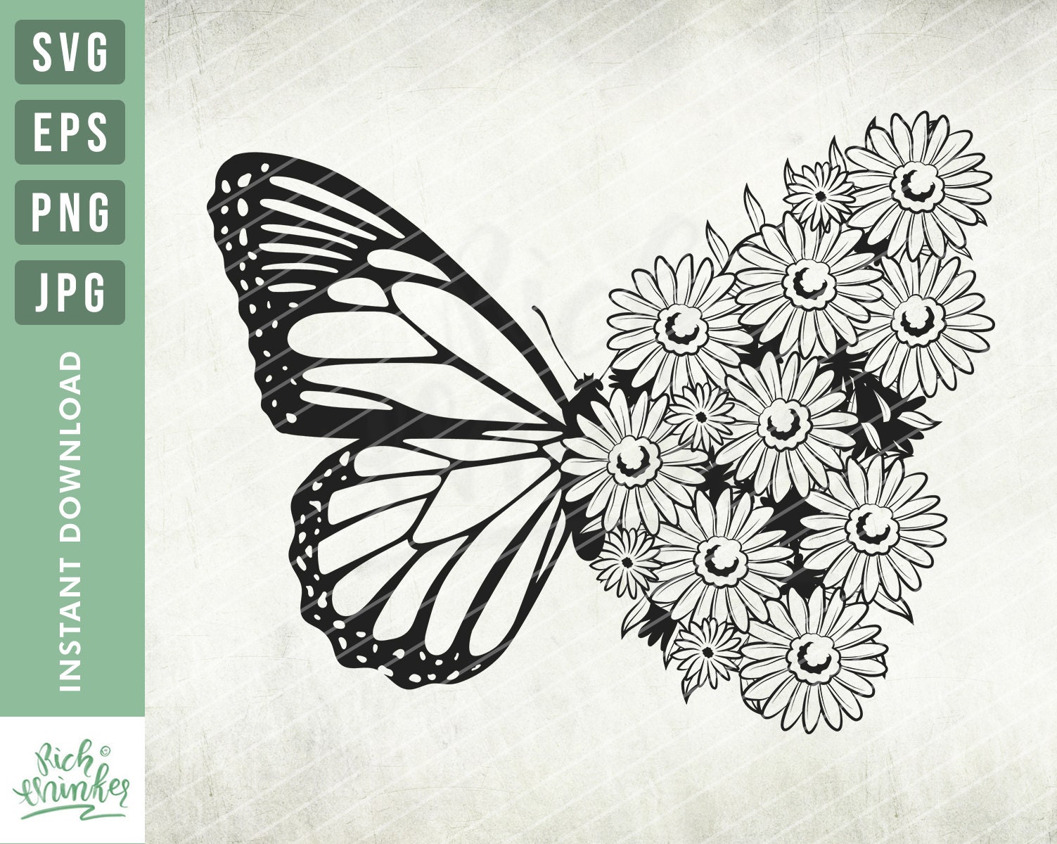 Floral Butterfly Svg Butterfly Svg Butterfly Flower Svg - Etsy Australia