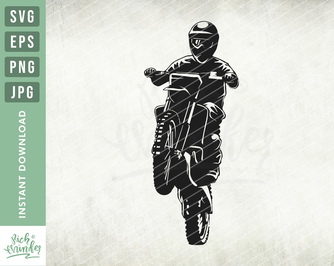 Motorcross Svg Extreme Motorcycle Racing Svg Dirt Bike | Etsy