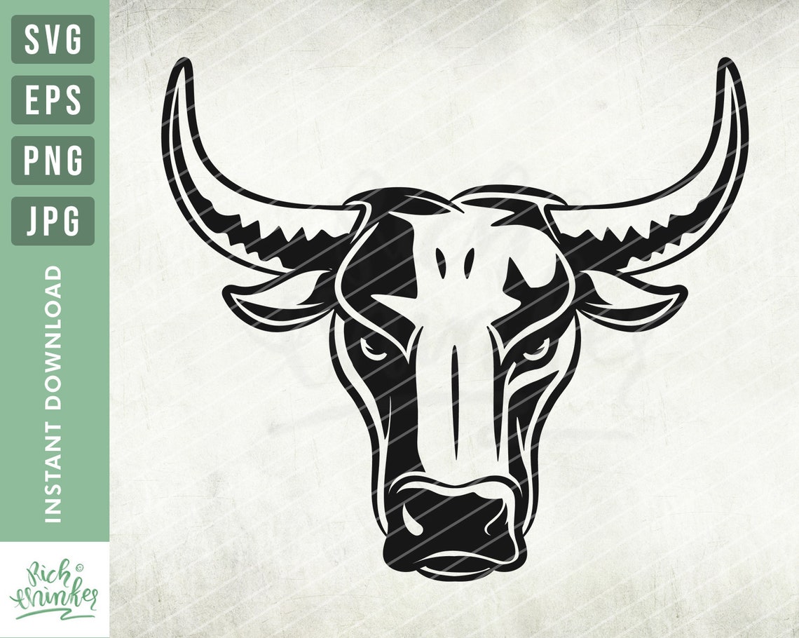 Ox Bull SVG, Bull Svg, Cattle Svg, Rancher Svg, Ox Svg, Bull Clipart ...