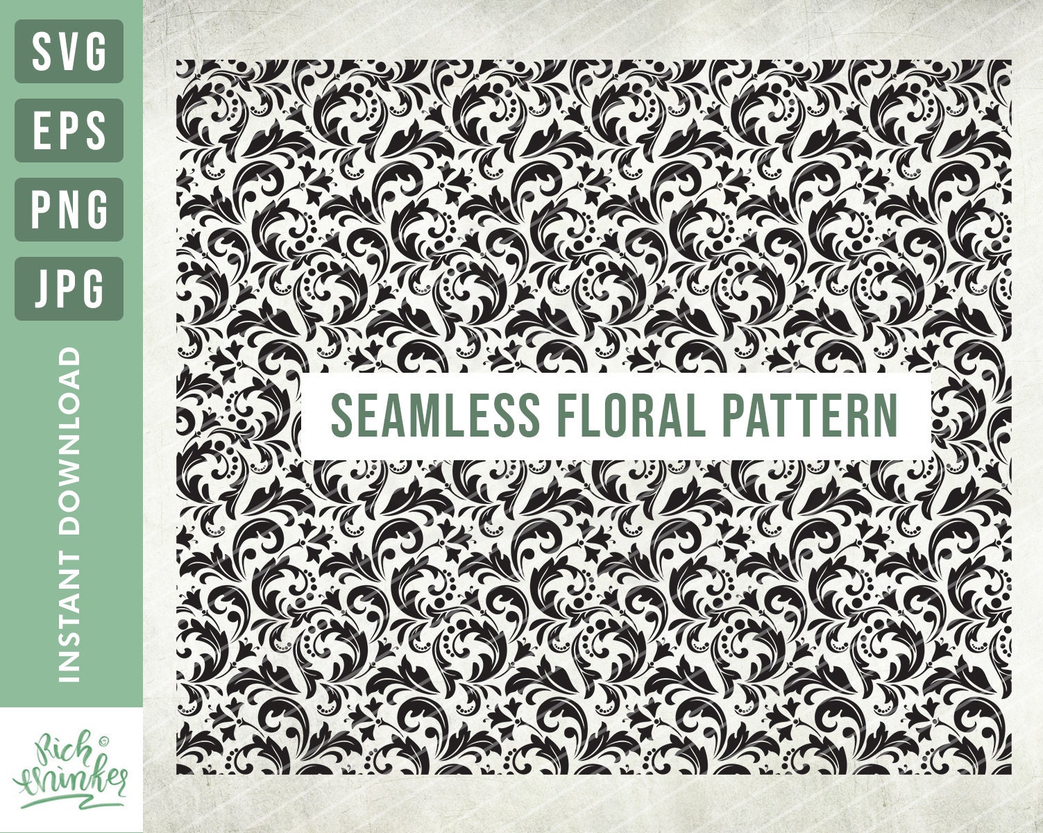Seamless Floral pattern svg flower svg Floral pattern svg | Etsy