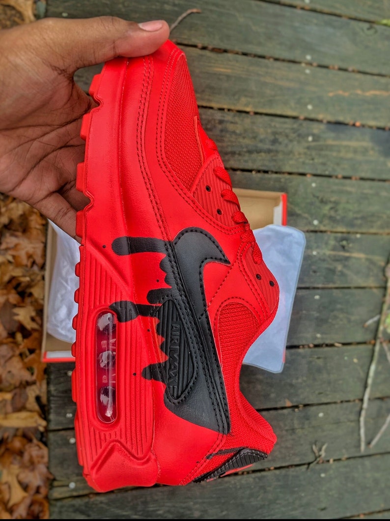Custom Nike Air Max Drip -new Edition- Custom Color - Hand Painted Nike ...