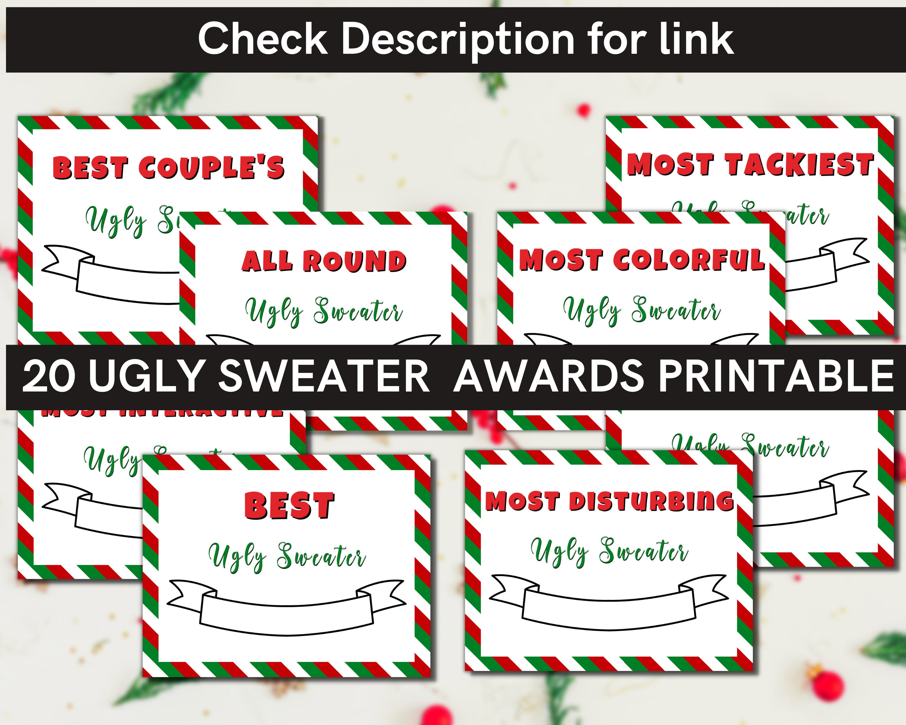 Fun Holiday Games Bundle for Christmas/ Holiday Party Use - Etsy