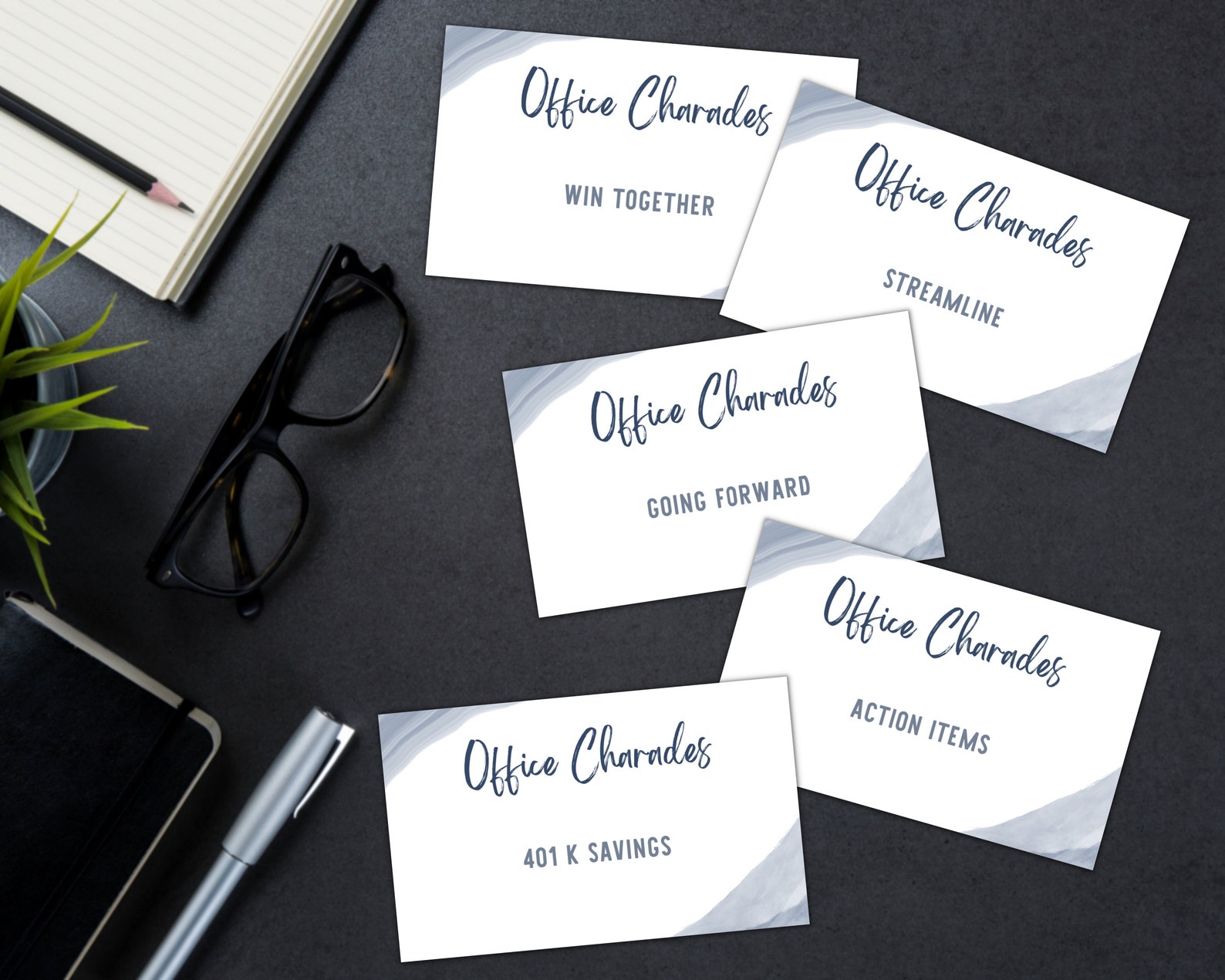 Office Charades Game Cards for Fun Work Team or Retirement | Etsy