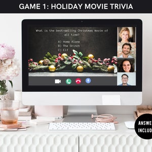 Virtual Holiday Games Bundle for an Online Holiday Party With Team ...