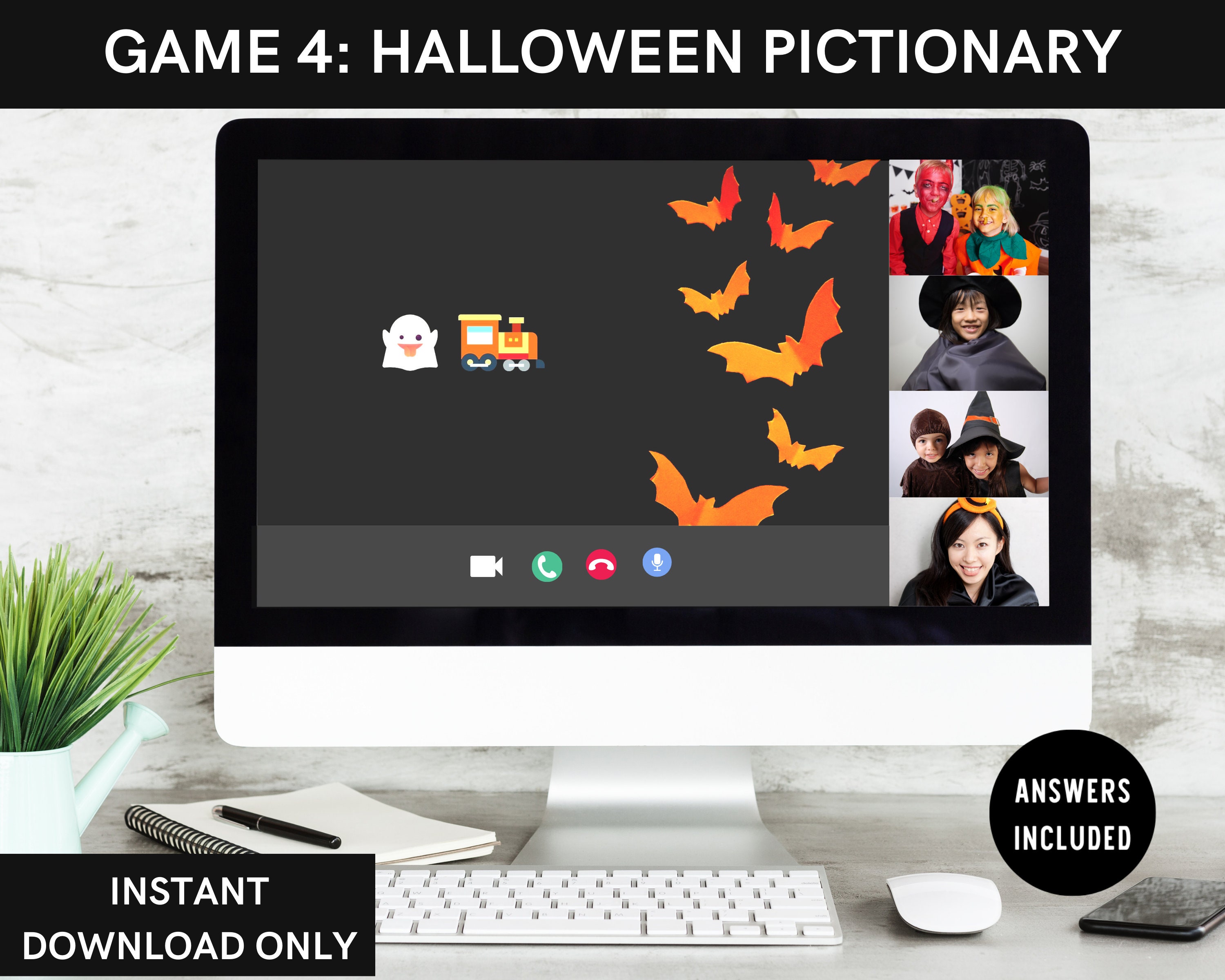 Virtual Halloween Games Bundle with 7 games for some | Etsy