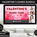 Virtual Valentines Games Bundle for an Online or Zoom Party | Etsy