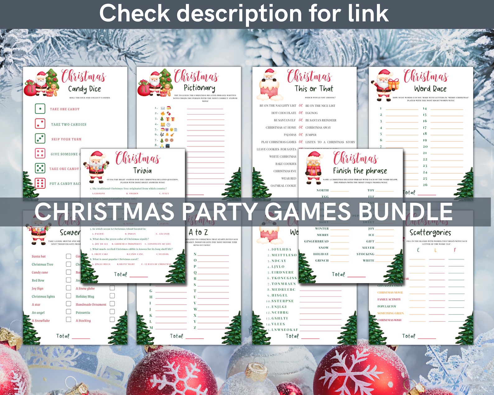 Holiday Roll the Dice Gift Exchange Game Christmas Activity - Etsy