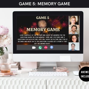 Virtual New Year Games Bundle for an Online Party With Family | Etsy