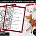 Christmas Roll the Dice to Decorate a Tree Coloring Game for Family ...