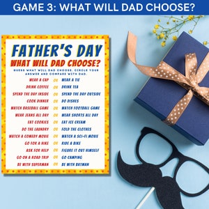 Father's day party games bundle for fun activity with dad | Etsy