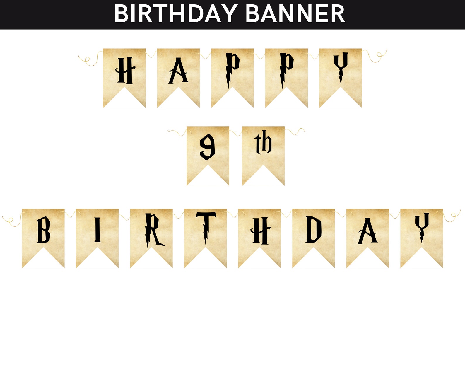 Wizard Party Banner: DIY Printable Sign (instant Download) - Etsy