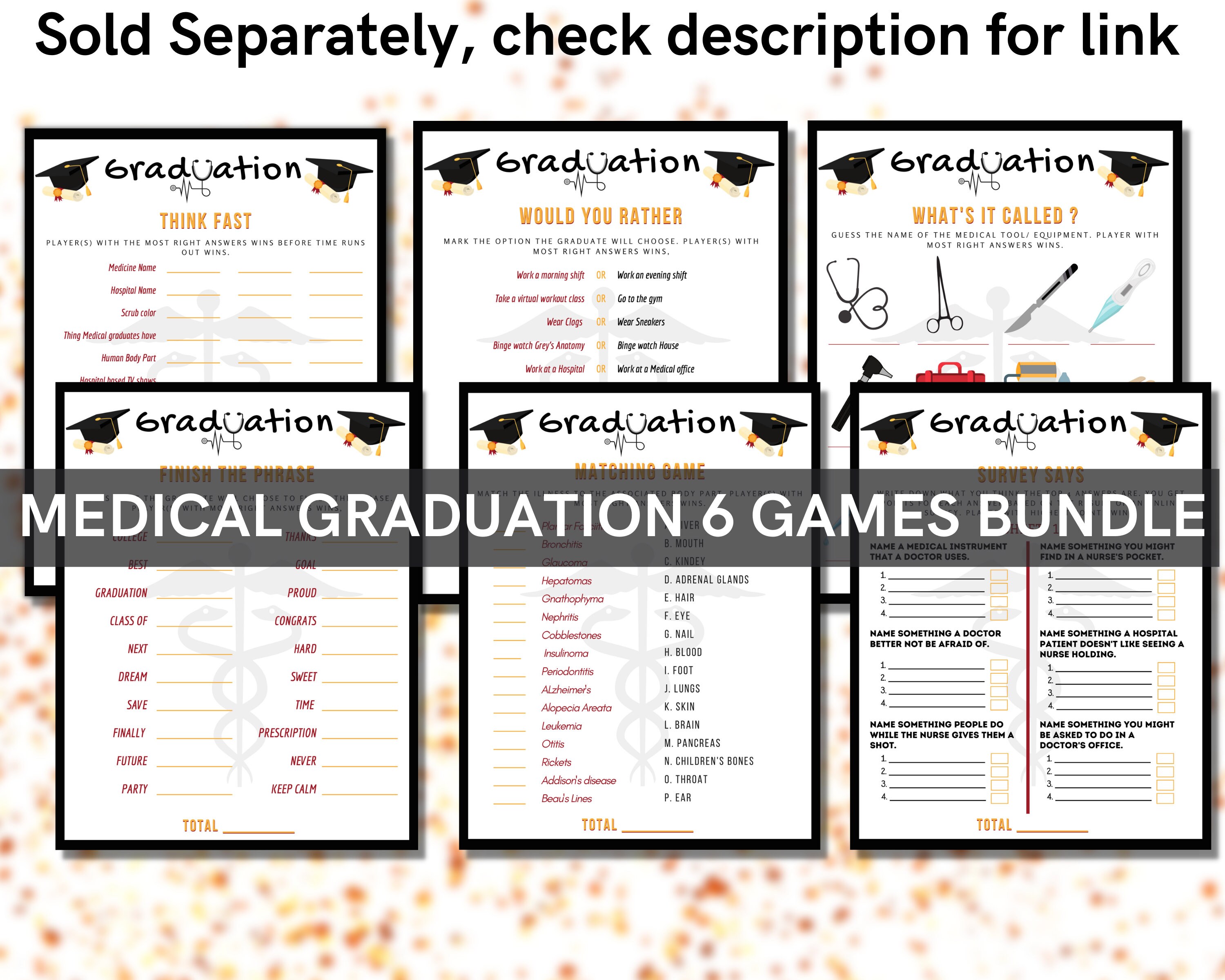 Medical Party Food Labels: Nurse Doctor Graduation, Retirement (instant ...
