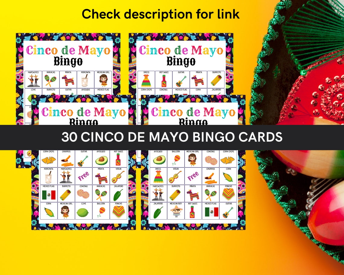 Cinco De Mayo Games Printable Bundle for Fun Activity With - Etsy