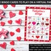 Printable Valentine Bingo Cards for a Fun Activity With Kids - Etsy