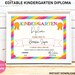 Rainbow Kindergarten Diploma/ Certificate Printable End of Year ...