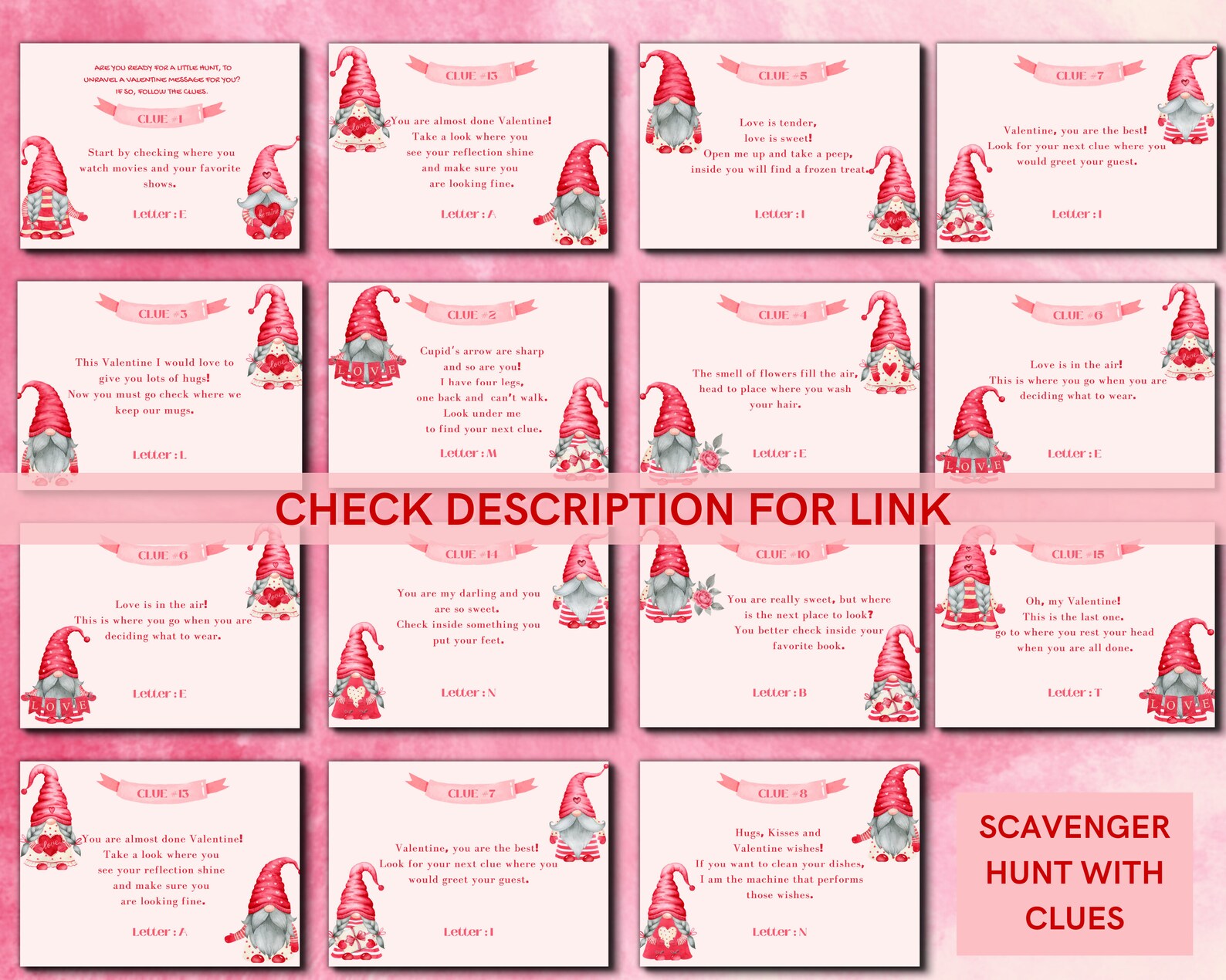 Kids Valentine's Day Riddles/ Jokes Game for Home or | Etsy