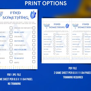 Hanukkah / Chanukah Find Something Game for a Fun Activity With Kids ...