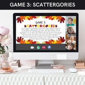 Family Thanksgiving Virtual Games Bundle for Online Party on - Etsy