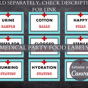 Medical Party Photo Booth Props Printable for Fun Team Activity Nurse ...