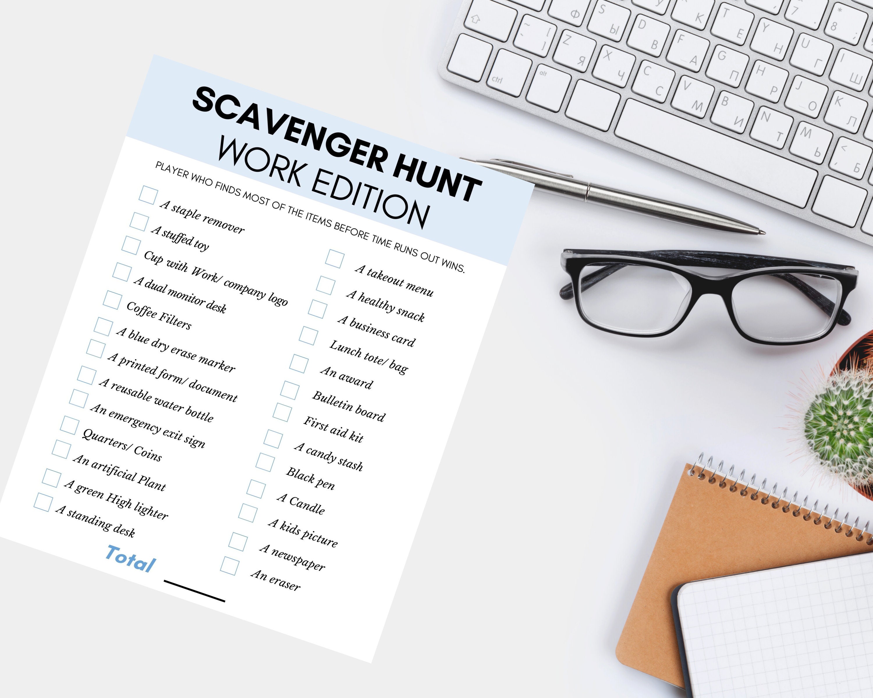 Scavenger Hunt Game for Office/ Work Fun Team Building Ice - Etsy