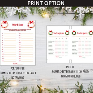 Fun Holiday Games Bundle for Christmas/ Holiday Party - Use for Party ...