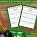St Patrick's Day Feud Game for a Fun Activity With Family or Friends ...
