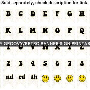 Retro/ Groovy One Happy Dude First Birthday Games Bundle for Fun Party ...