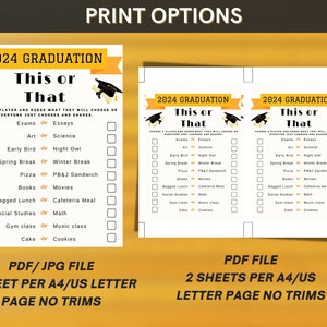 Graduation Games Printable for Fun Party Activity to Celebrate the ...