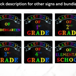 Elementary Graduation Last Day Sign - Next Stop Middle School -use as ...