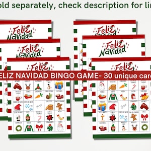 Feliz Navidad Picture Scavenger Hunt Game for Fun Activity With Family ...