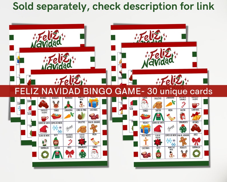 Feliz Navidad Picture Scavenger Hunt Game for Fun Activity - Etsy