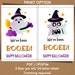 Halloween You've Been Booed Flyer Printable for - Etsy