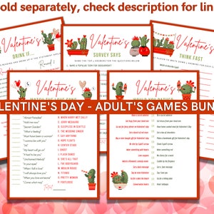 45 Valentine Taboo Word Game Cards for Fun Family/ Friends Activity ...