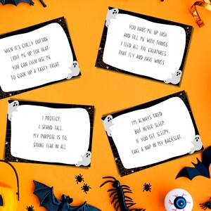 Outdoor Halloween Scavenger/ Treasure Hunt Clue Game - Hunt in Your ...