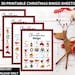 Kids Christmas Bingo Game for Fun Holiday Activity With Family | Etsy
