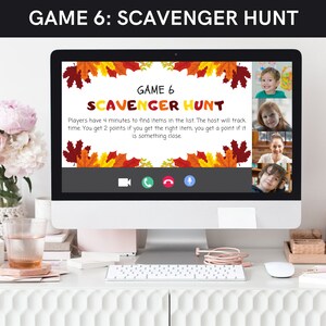 Family Thanksgiving Virtual Games Bundle for Online Party on - Etsy