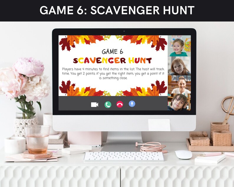 Family Thanksgiving Virtual Games Bundle for online party on | Etsy