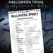 Halloween Trivia Spooky Character Match Game Printable Fun - Etsy