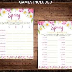 Spring Games Bundle for Kids, Teens & Adults - 8 Fun Games to Play With ...