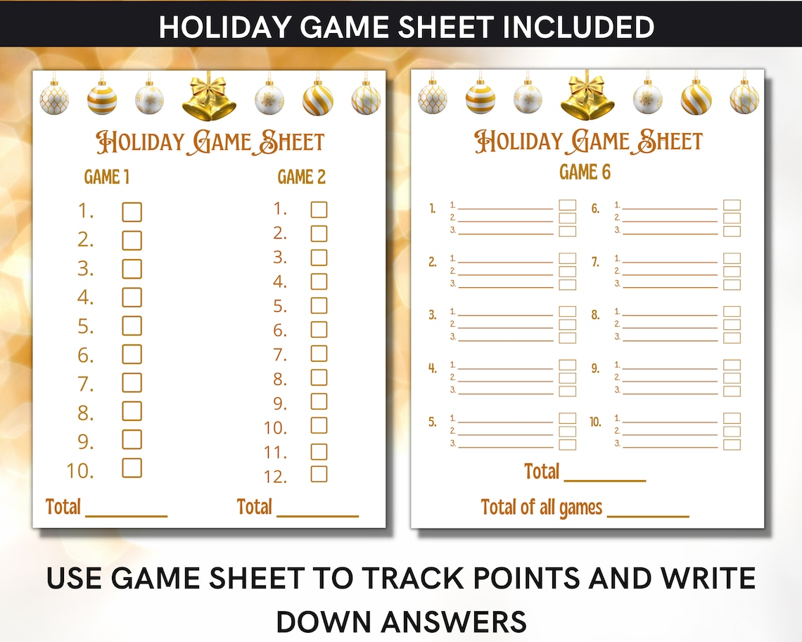 Virtual Holiday/ End of Year Party Games Bundle for an Online/ - Etsy