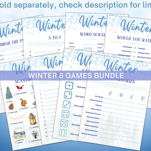 Fun Winter Finish the Phrase Game for Kid/ Family Activity - Etsy