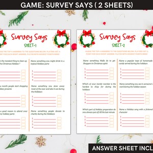 Fun Holiday Games Bundle for Christmas/ Holiday Party - Use for Party ...