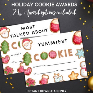Cookie Swap or Exchange Contest Awards for Fun Christmas/ Holiday ...