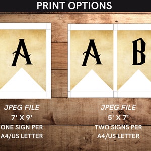 DIY Wizard Party Banner Sign Printable for Birthday, Baby Shower ...