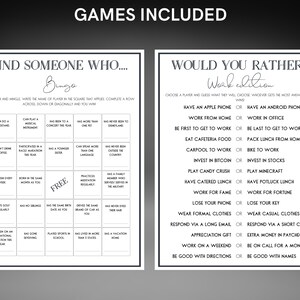 Fun Work or Office Party Games Bundle Team Building/ Bonding or Ice ...