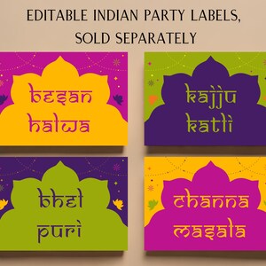 Editable Happy Diwali Gift Tag for a Desi Indian Holiday - Etsy