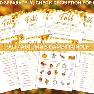 Fall/ Autumn Word Scramble Game for Kids, Teens & Adults Word Scramble ...