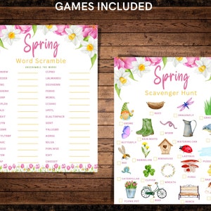 Spring Games Bundle for Kids, Teens & Adults - 8 Fun Games to Play With ...