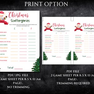 Kids Christmas Party Games Bundle for Holiday Fun Use as Family ...